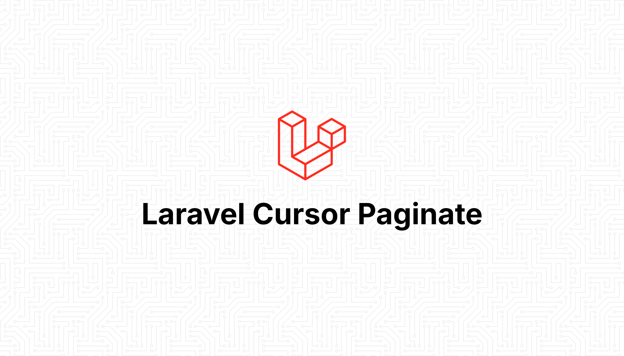 GitHub - bitsnbolts/laravel-cursor-paginate: Cursor based pagination for Laravel